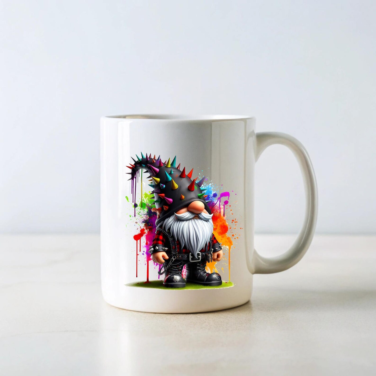 Punk Gnome 5 PNG Design for Sublimation Png 300DPI High Resolution Png ...