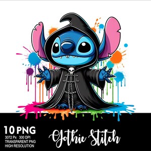 Gothic Stitch 10 PNG Design for Sublimation Png 300DPI High Resolution ...