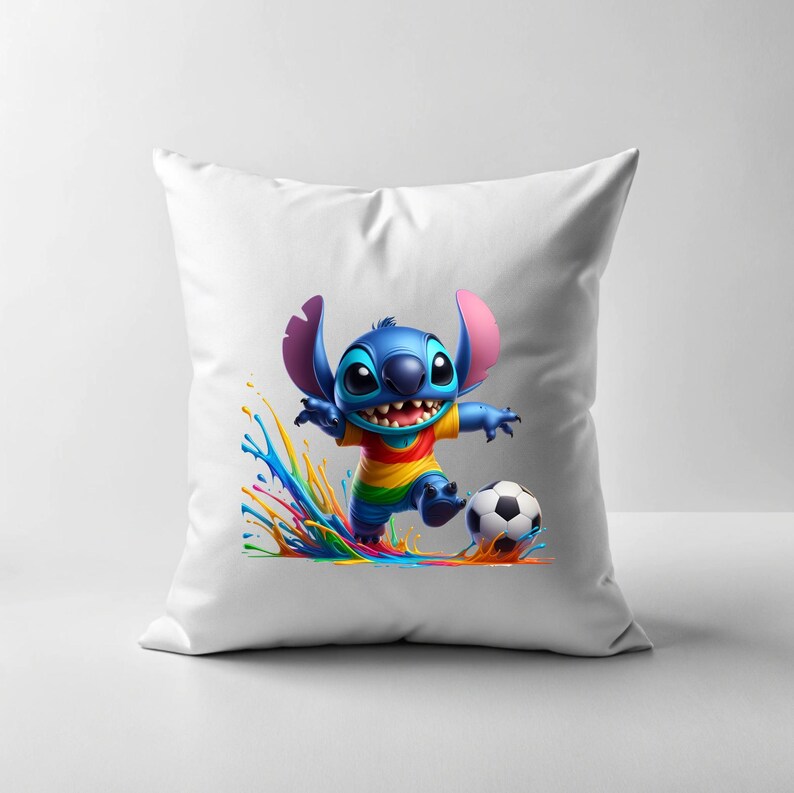 Stitch Soccer 5 PNG Design for Sublimation Png 300DPI High Resolution ...