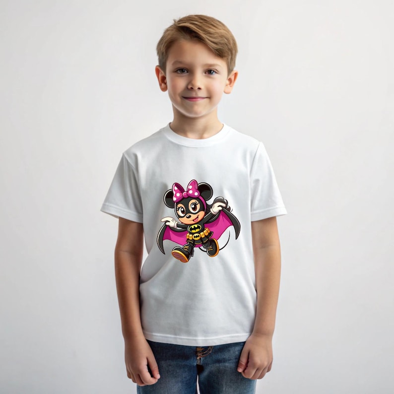 BUNDLE Superhero Minnie Girl Clipart 30 PNG Mouse Design for ...