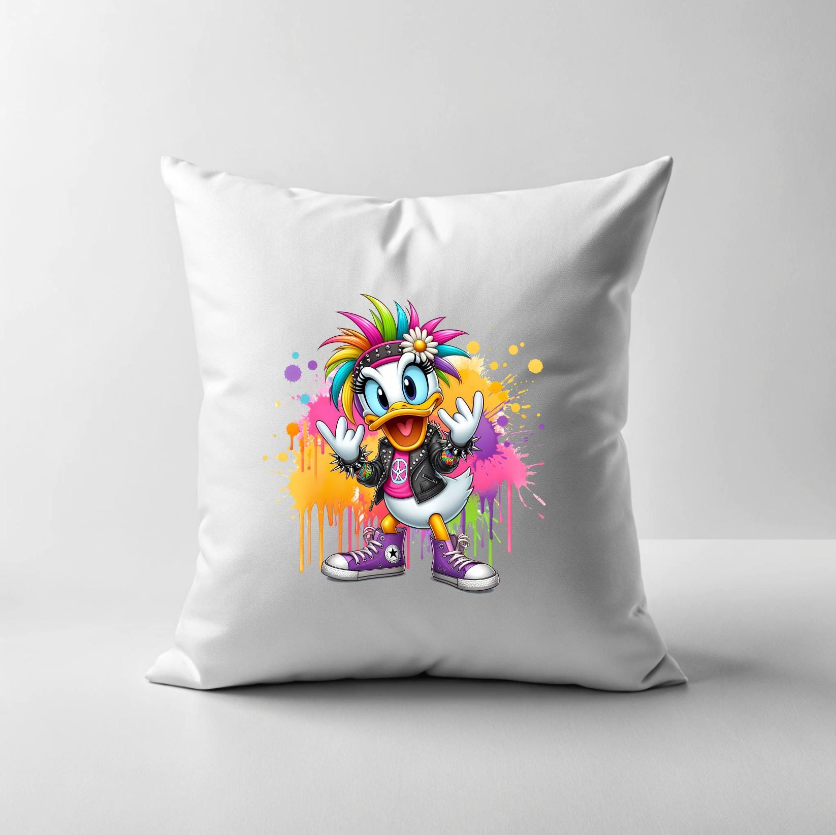 Punk Girl Duck 5 PNG Daisy Girl Design for Sublimation Png 300DPI High ...