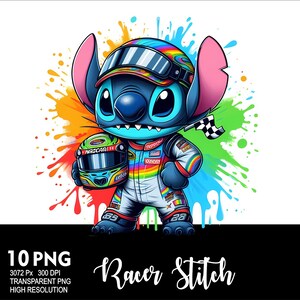 Racer Stitch 10 PNG Design for Sublimation Png 300DPI High Resolution ...