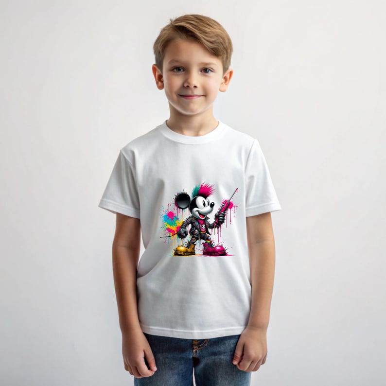 Punk Mouse 5 PNG Design for Sublimation Png 300DPI High Resolution Png ...