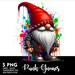 Punk Gnome 5 PNG Design for Sublimation Png 300DPI High Resolution Png ...