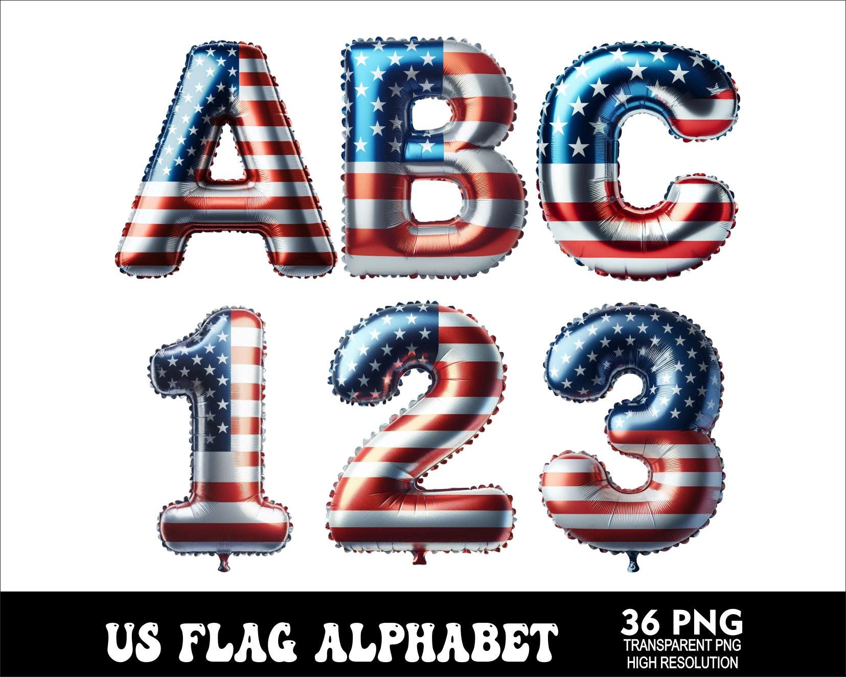 Us Flag Alphabet PNG Letters Design American Flag Letters Png Party ...
