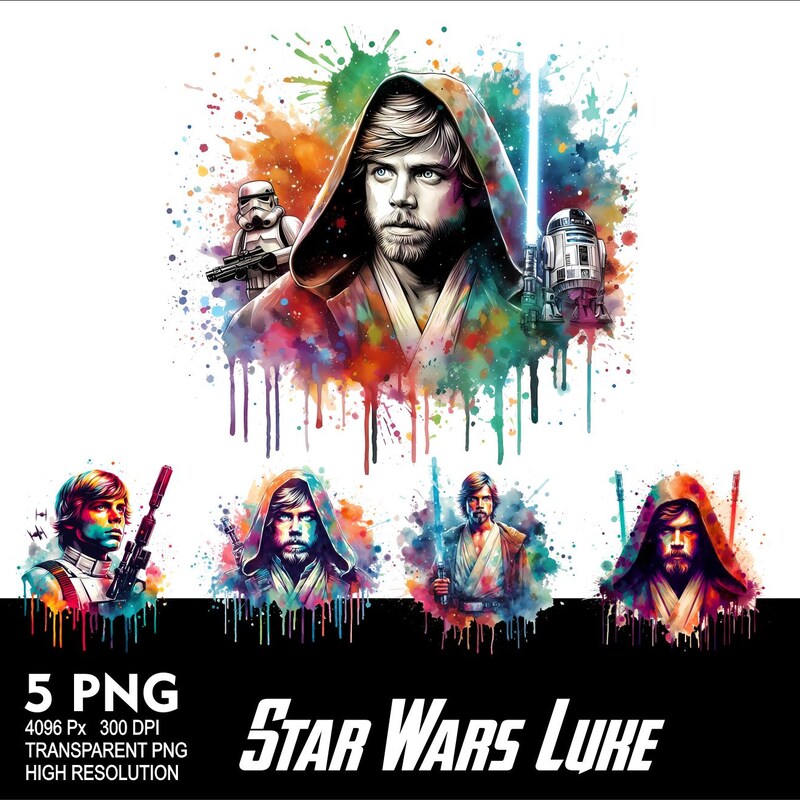 Luke Skywalker Svg - Etsy