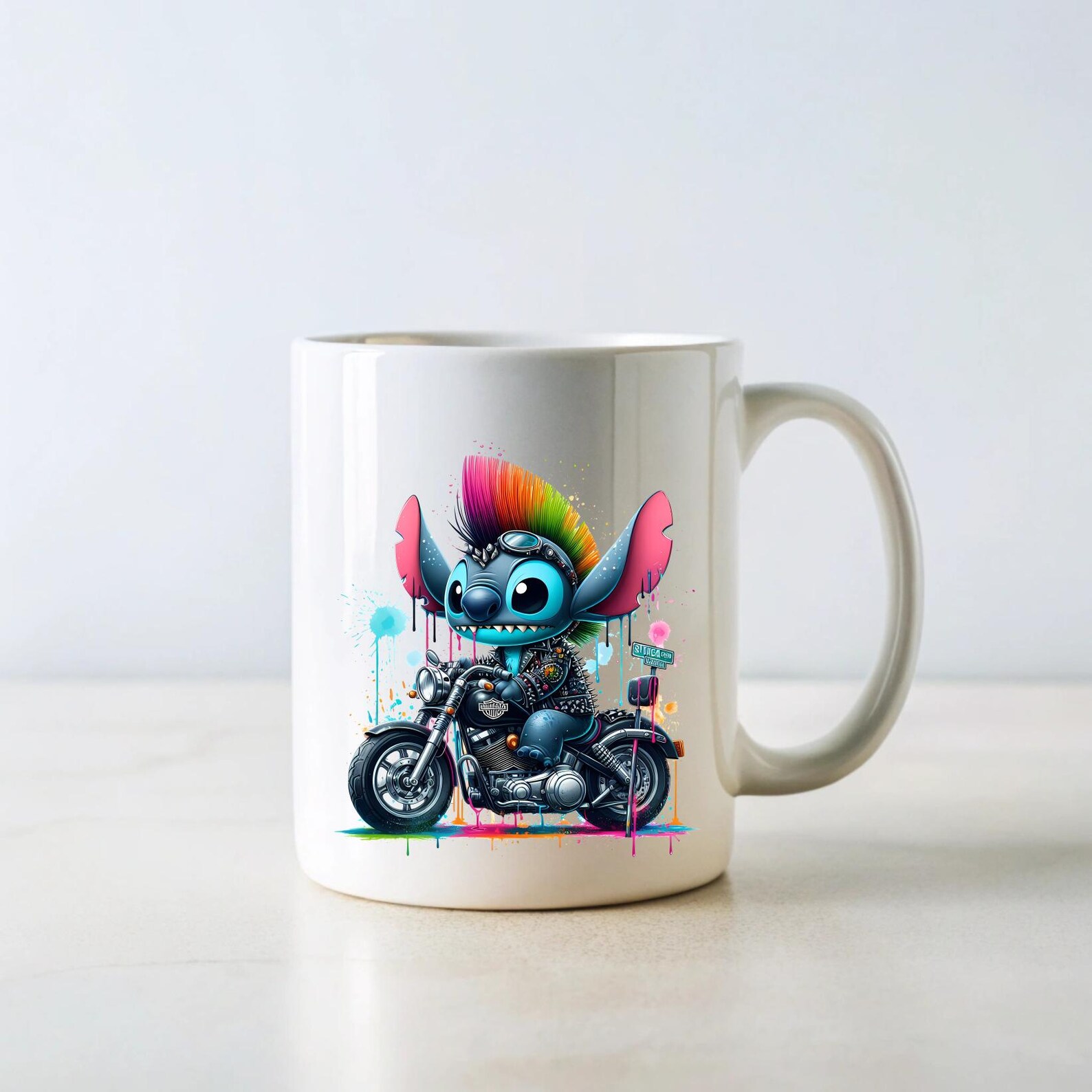 Punk Stitch Biker 5 PNG Design for Sublimation Png 300DPI High ...