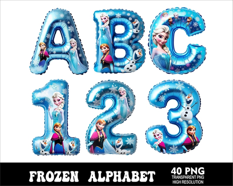 Cartoon Frozen Princess Alphabet PNG Letters Design Cars Letters Png ...