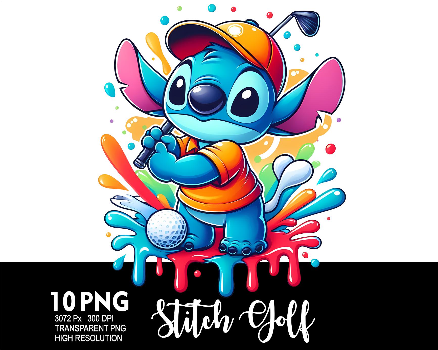 Golf Stitch 10 PNG Design for Sublimation Png 300DPI High Resolution ...