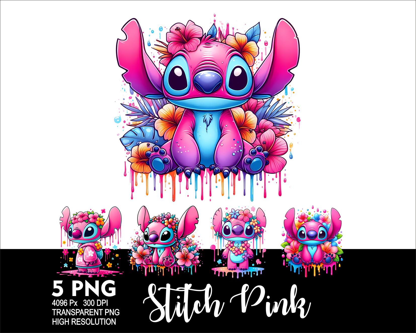 Pink Stitch Girl 5 PNG Design for Sublimation Png 300DPI High ...