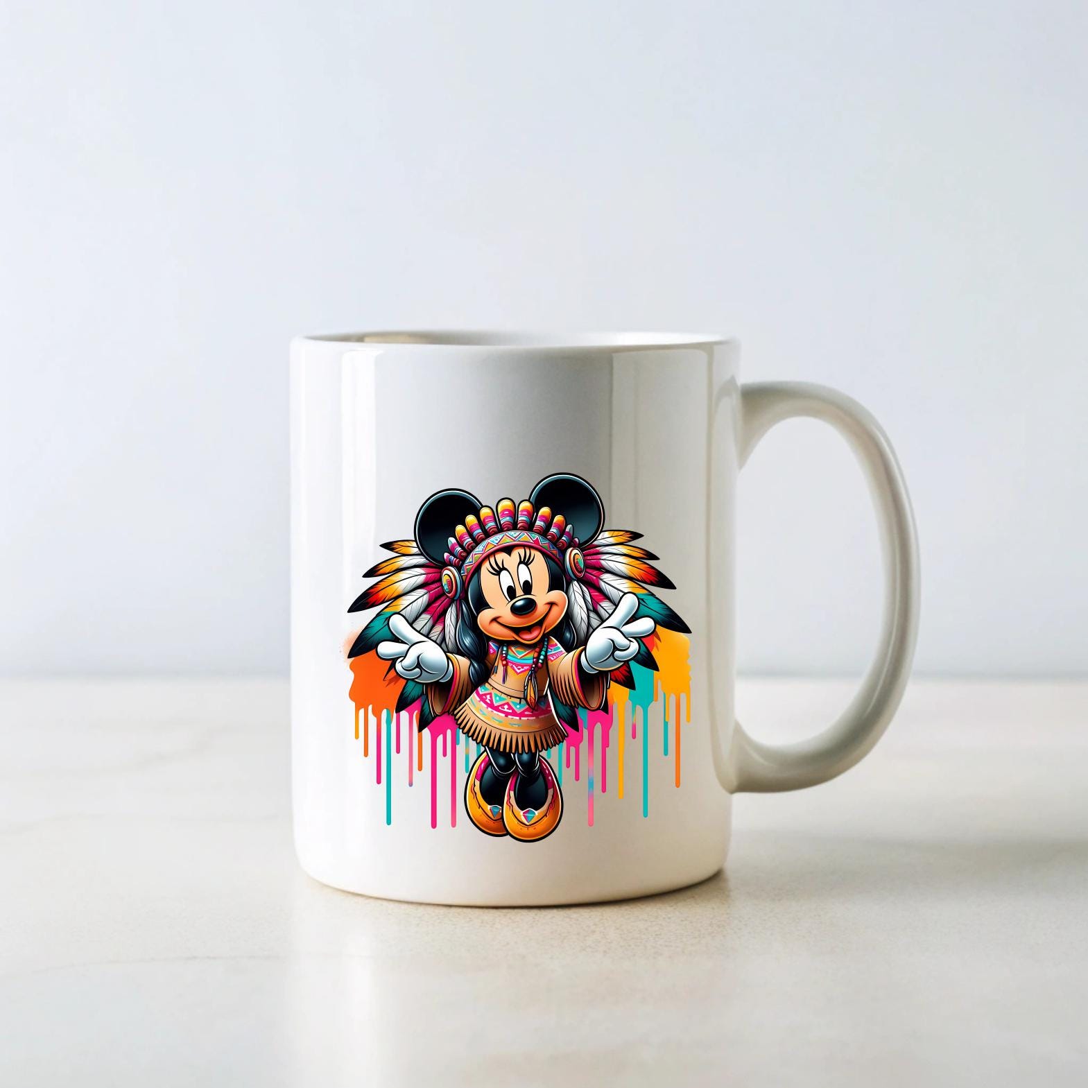 Native American Indian Minnie 5 PNG Design for Sublimation Png 300DPI ...