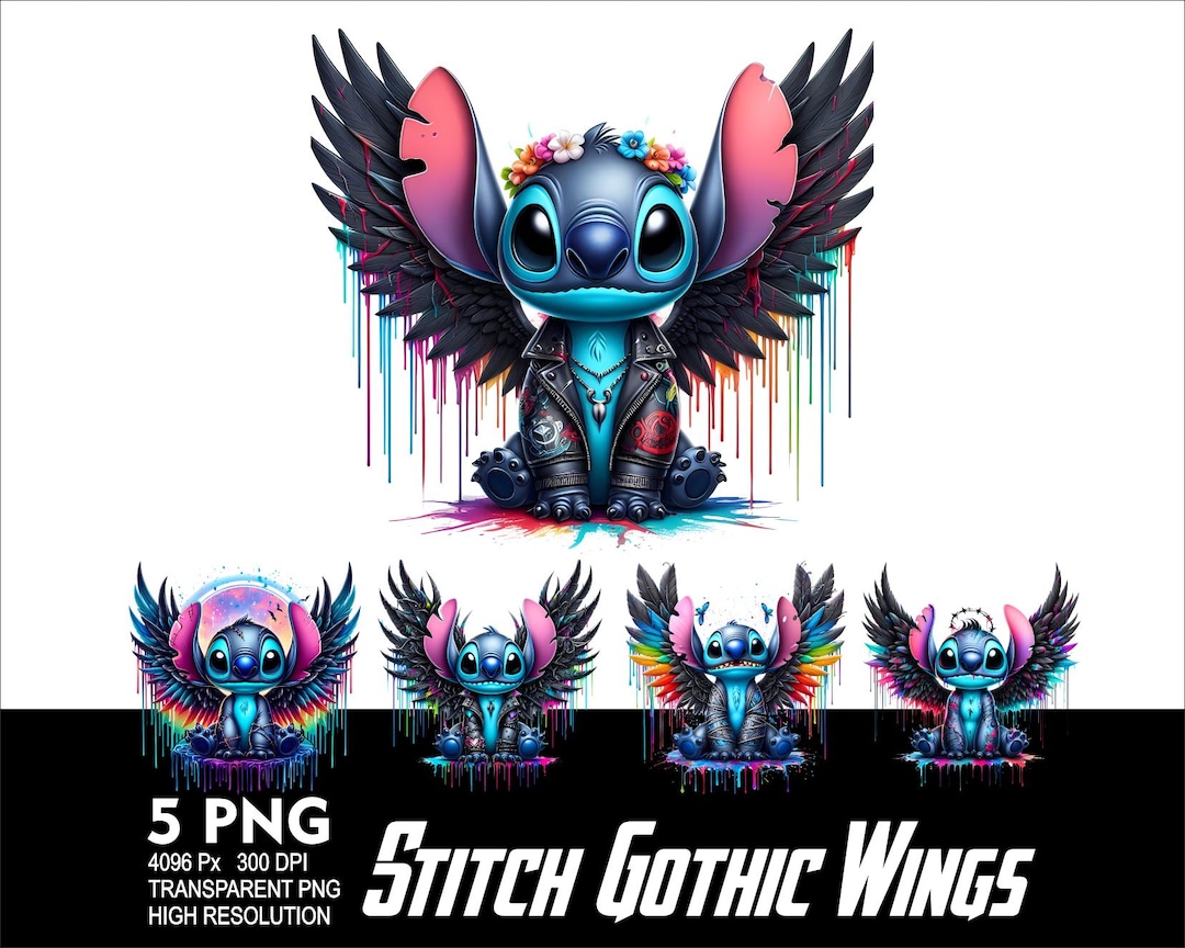 Gothic Stitch 5 PNG Design for Sublimation Png 300DPI High Resolution ...