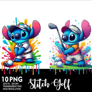 Golf Stitch 10 PNG Design for Sublimation Png 300DPI High Resolution ...