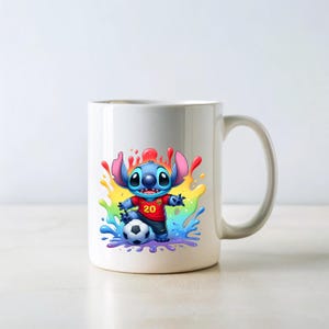 Stitch Soccer 5 PNG Design for Sublimation Png 300DPI High Resolution ...