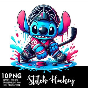 Hockey Stitch 10 PNG Design for Sublimation Png 300DPI High Resolution ...