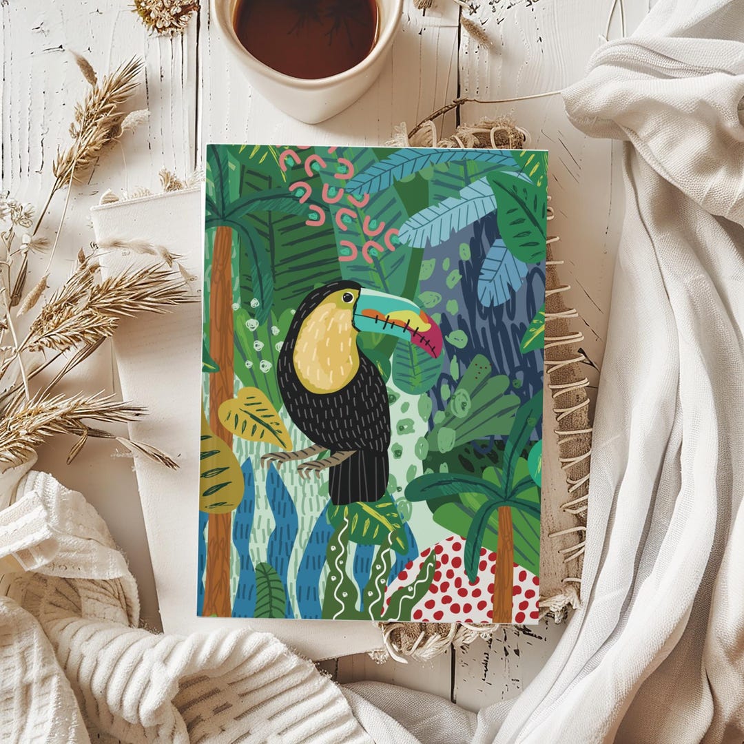 Tropical Jungle Safari | Jungle-inspired Hardcover Journal - Etsy
