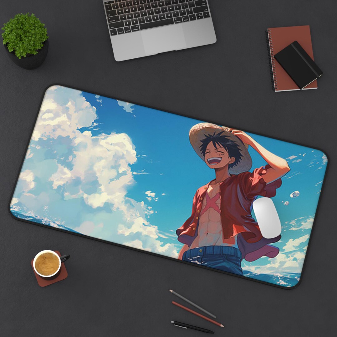 One Piece Desk Mat Luffy, Ocean. Gaming Mouse Pad, Pirate Adventure ...