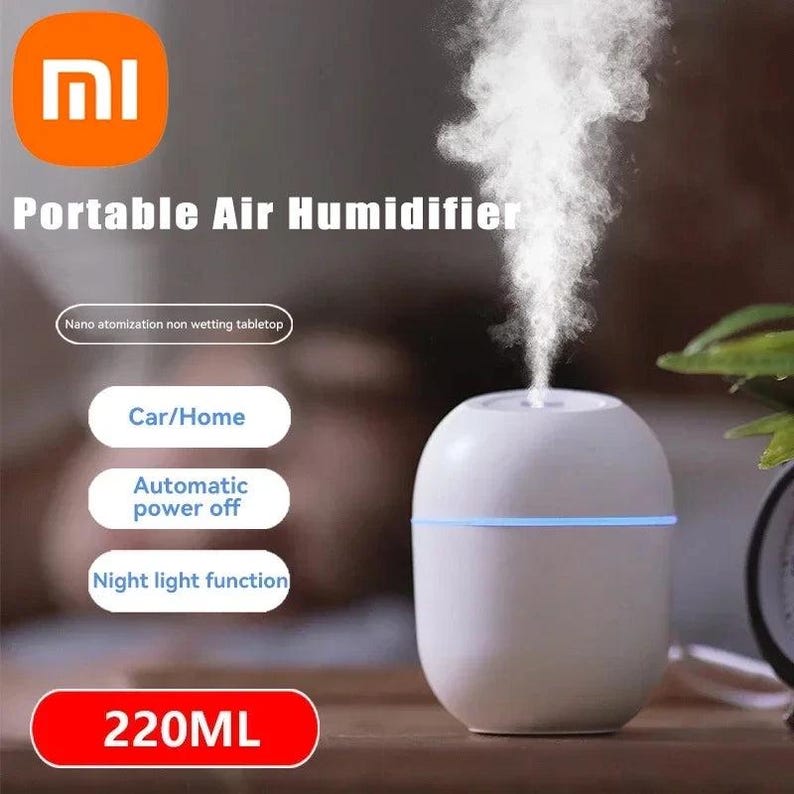 Xiaomi Air Humidifier LED Ambient Light Spray Humidifier Aromatherapy ...