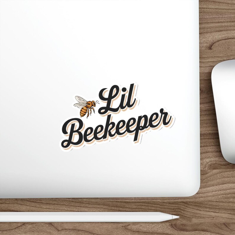 Lil Beekeeper Die-cut Sticker, Honey Bees, Funny Stickers, Laptop Decal ...