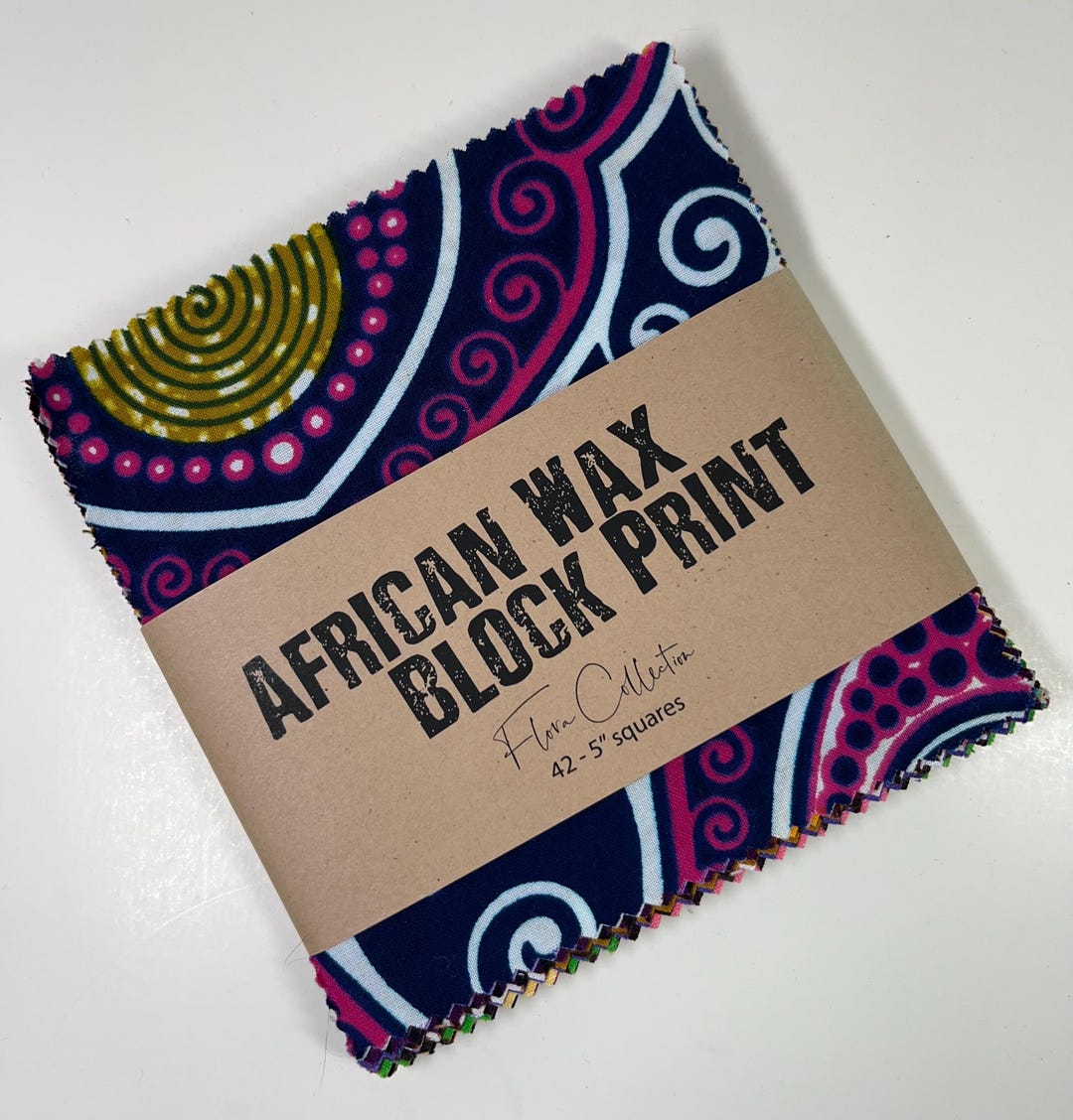 African Wax Block Print Charm Pack for Crimson Tate - Etsy