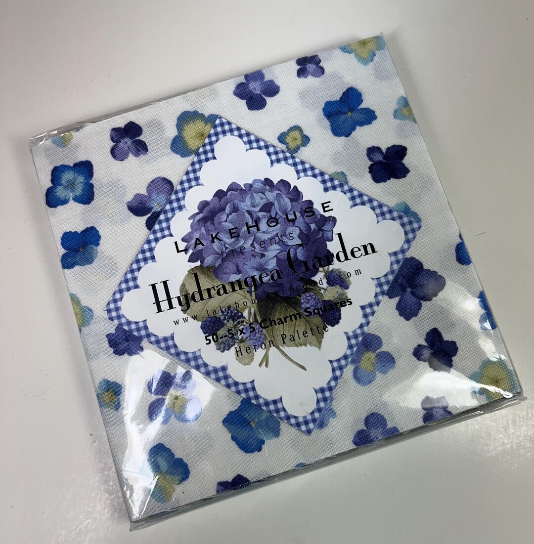Hydrangea Garden Charm Pack by Lake House - Etsy