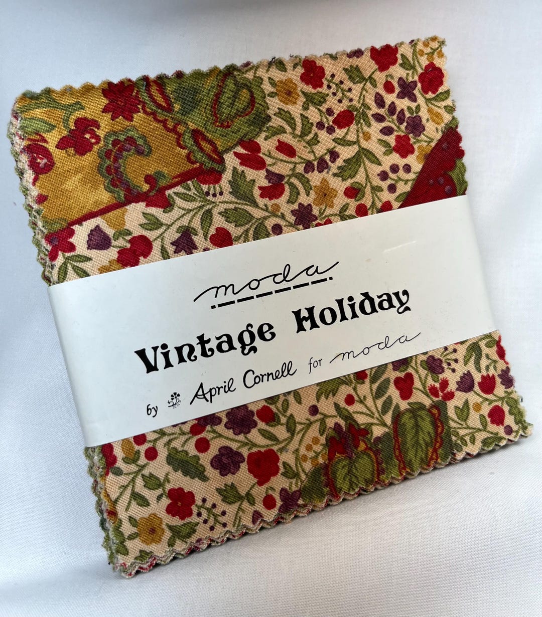 Vintage Holiday Charm Pack by April Cornell for Moda. - Etsy