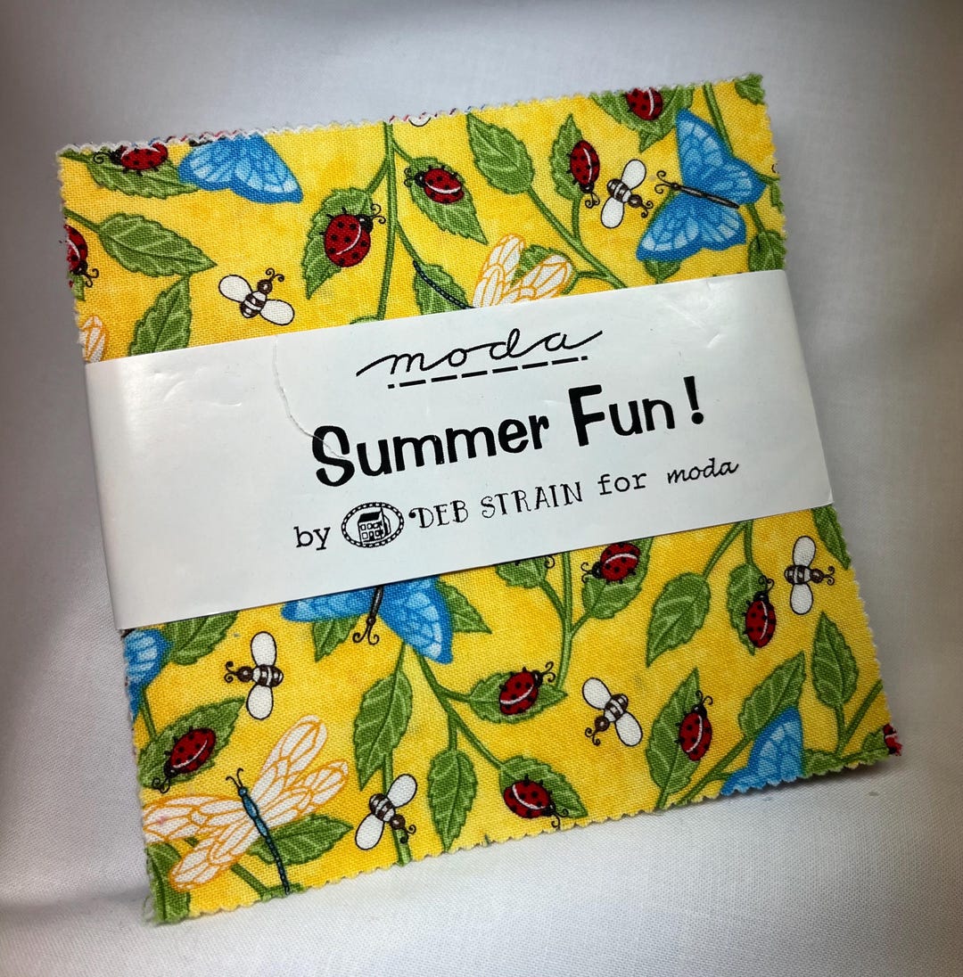 Summer Fun Charm Pack by Deb Strain for Moda. - Etsy