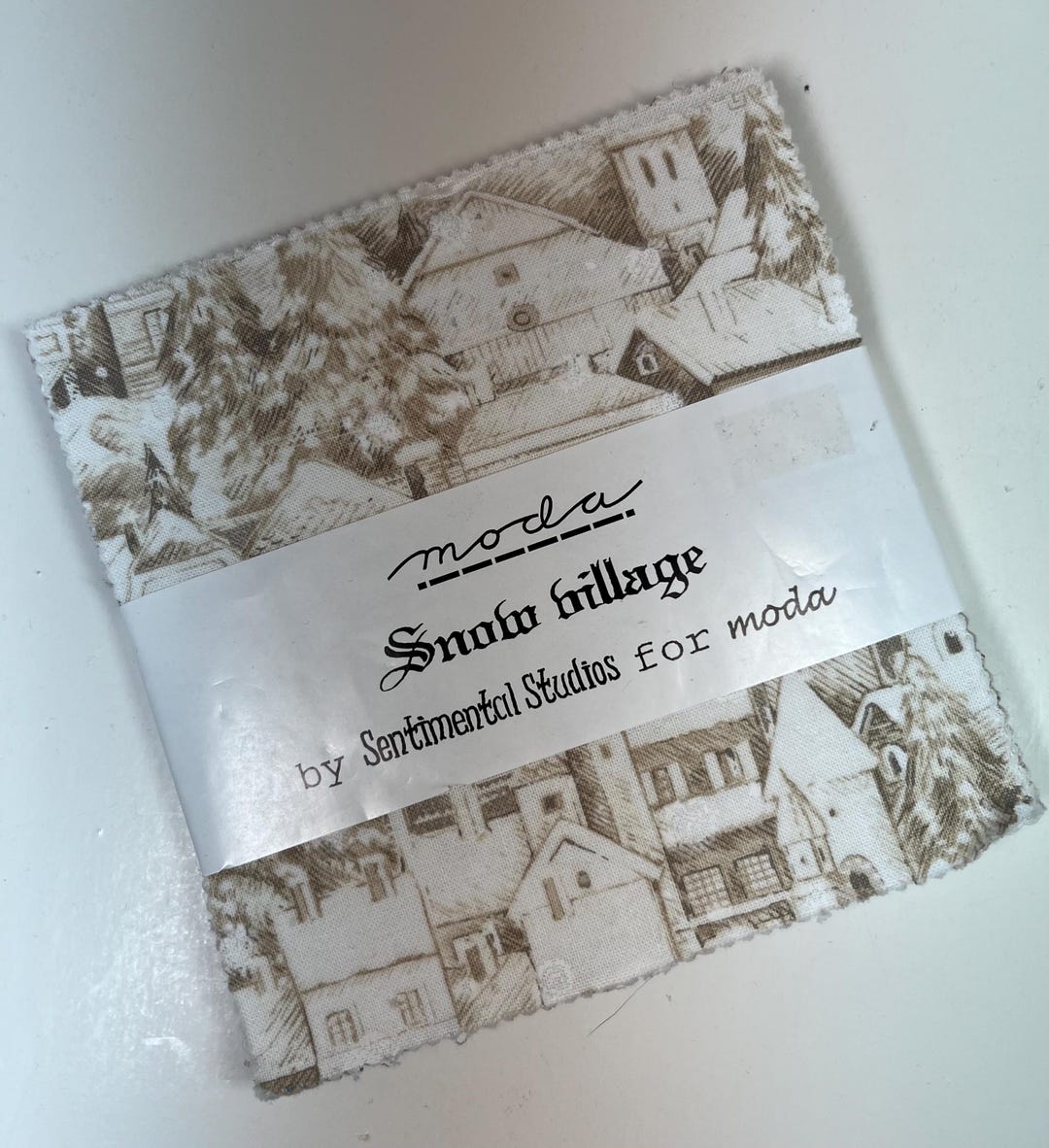 Snow Village Charm Pack by Sentimental Studios for Moda - Etsy