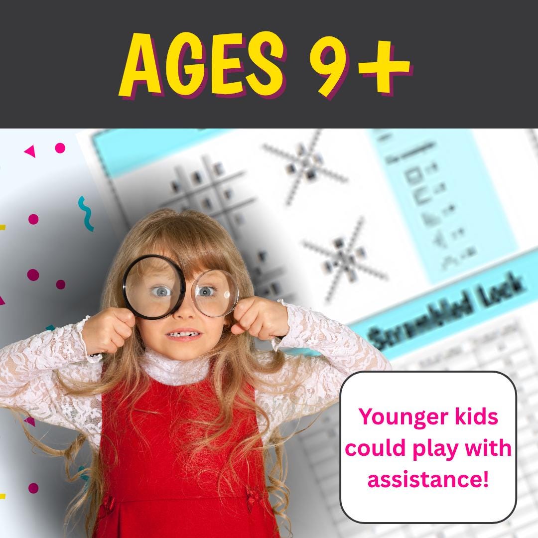 Printable Carnival Escape Room Game: Family Fun Night (ages 9+, Digital ...
