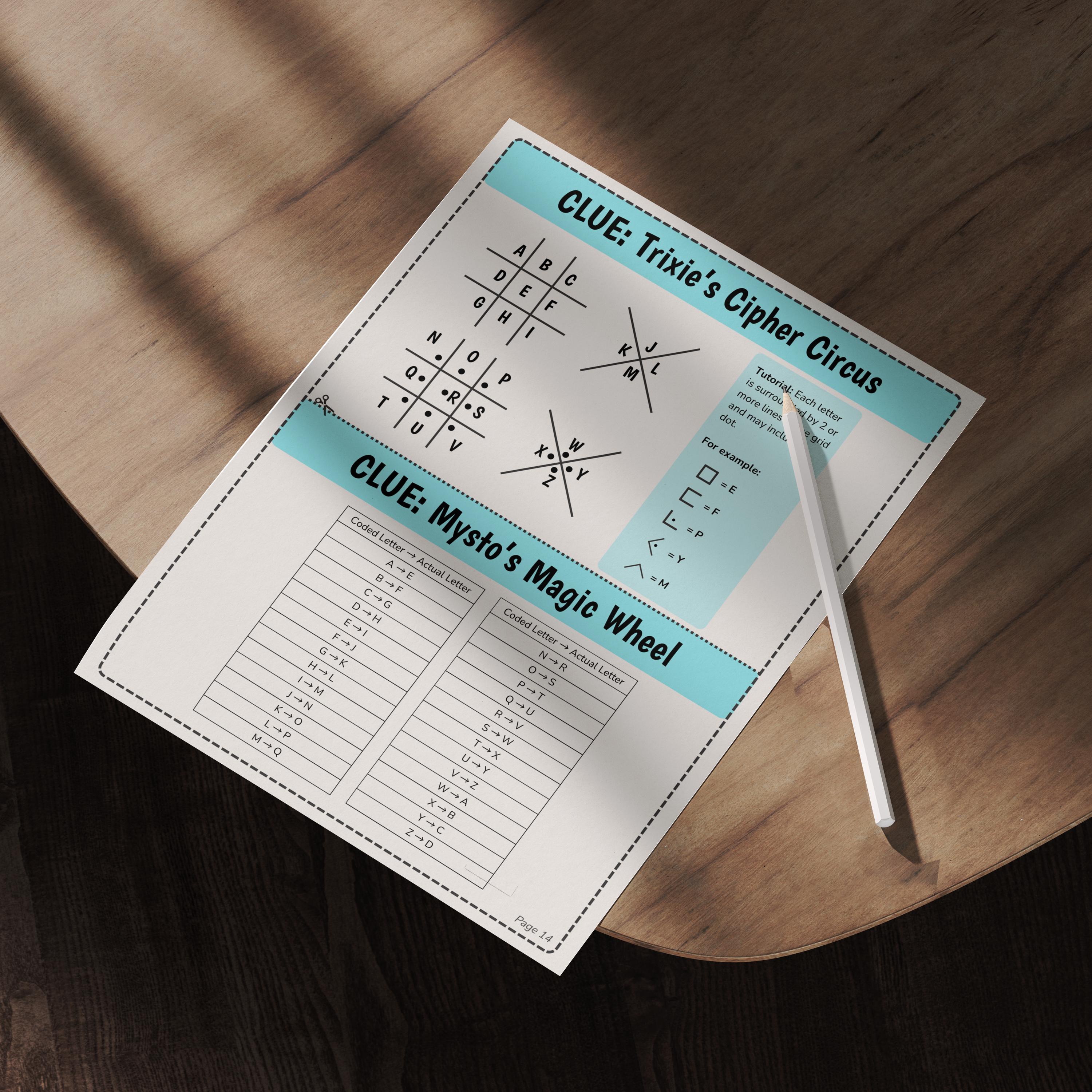 Printable Carnival Escape Room Game: Family Fun Night (ages 9+, Digital ...