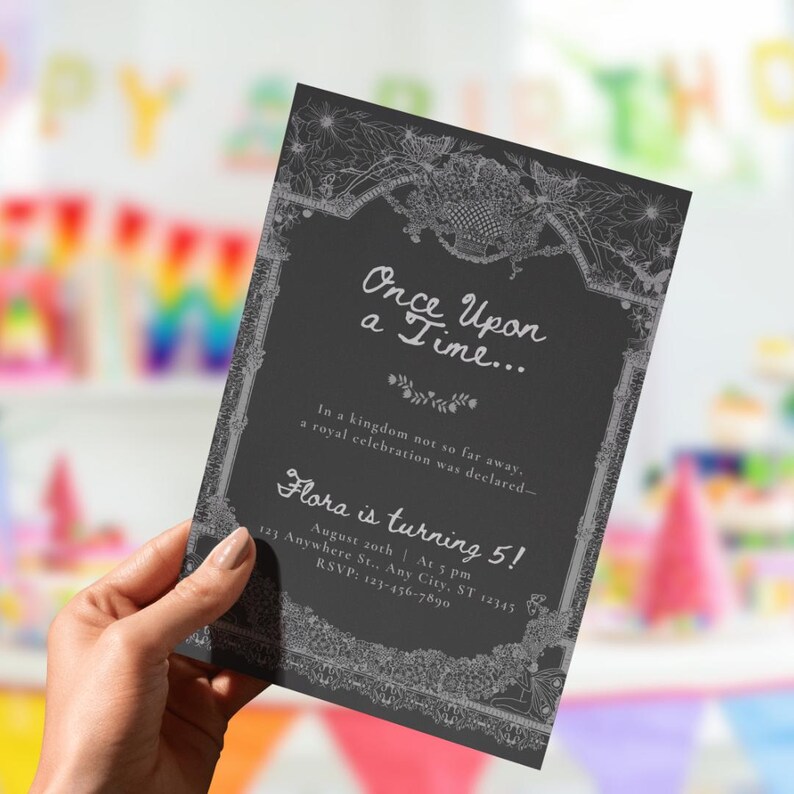 Royalty Event Birthday Invitation | Princess or Prince Party Invite ...
