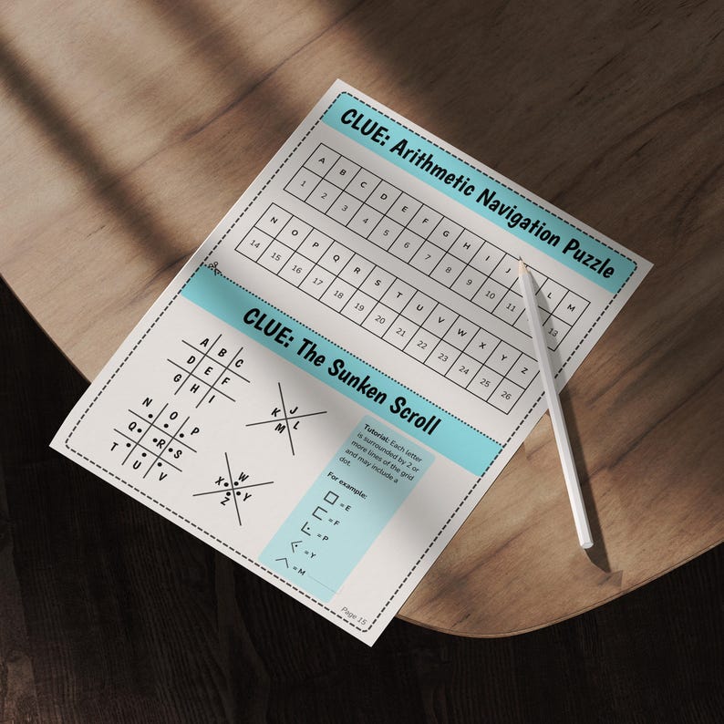 Pirate Treasure Hunt Escape Room Game: Kids' Printable Adventure (ages ...