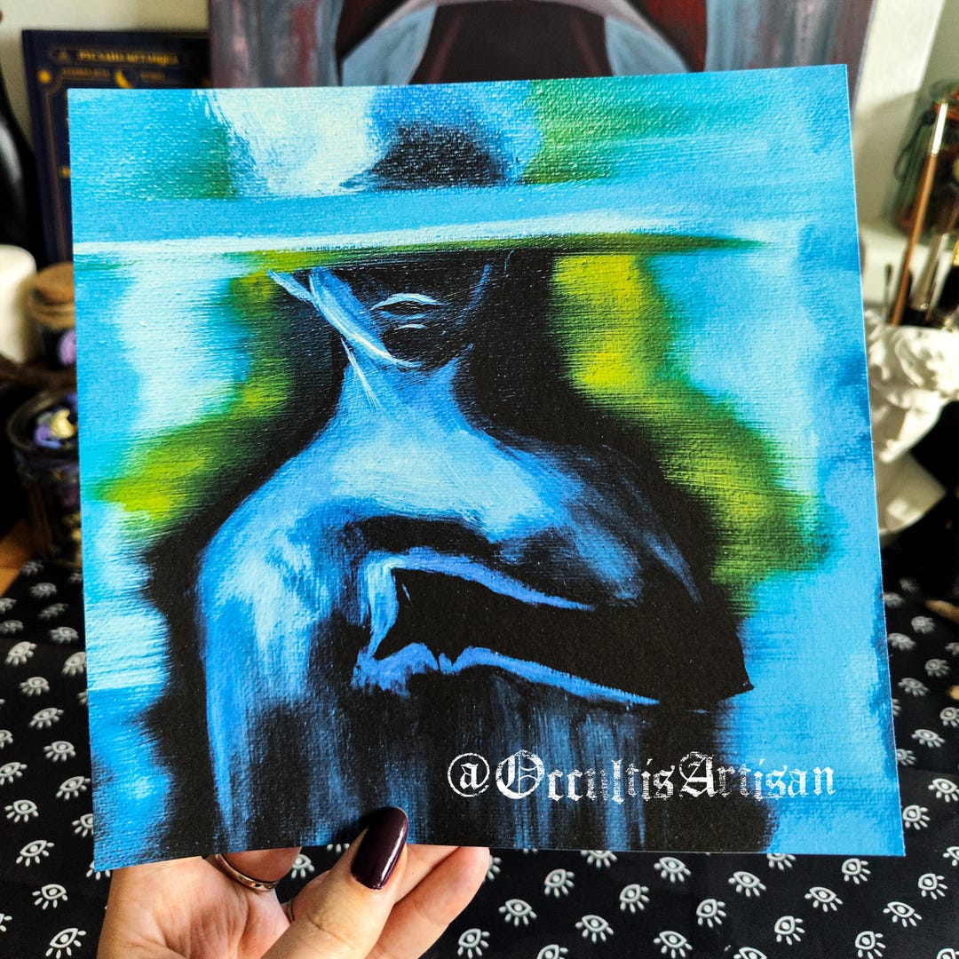 Surreal Art With Faceless Portrait on Acid-free Paper, 8.26 X 8.26 ...