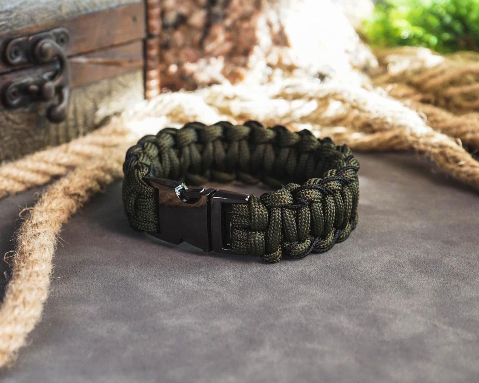 Paracord Survival Bracelet, Military Paracord Bracelet, Paracord ...