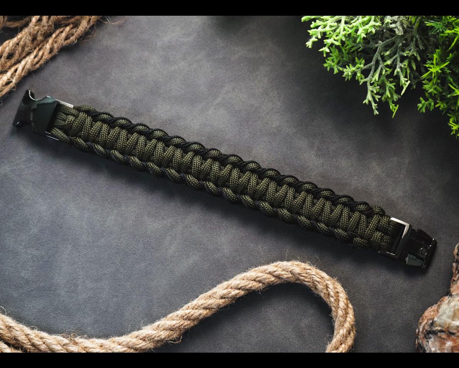 Paracord Survival Bracelet, Military Paracord Bracelet, Paracord ...