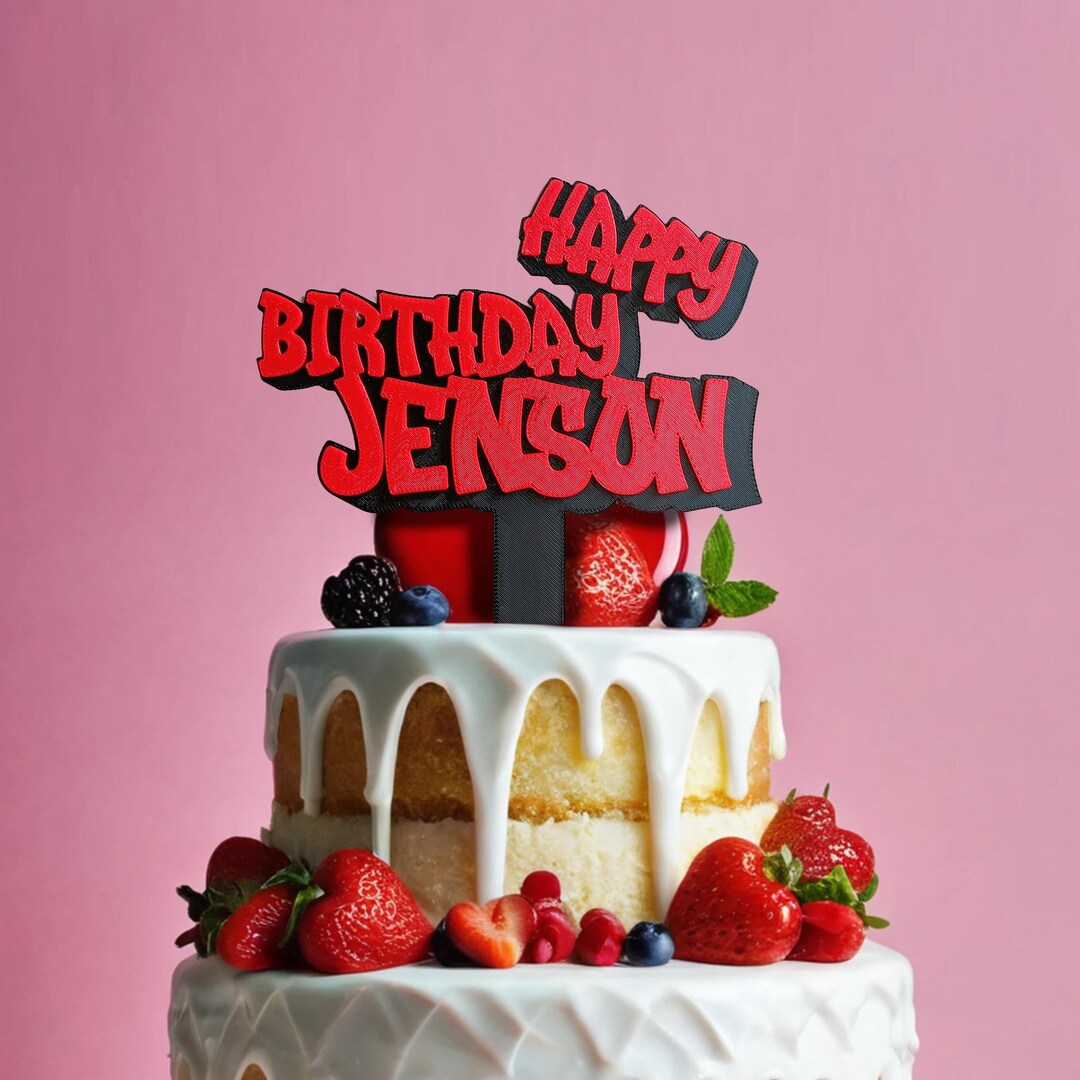 Graffiti Cake Topper - Etsy