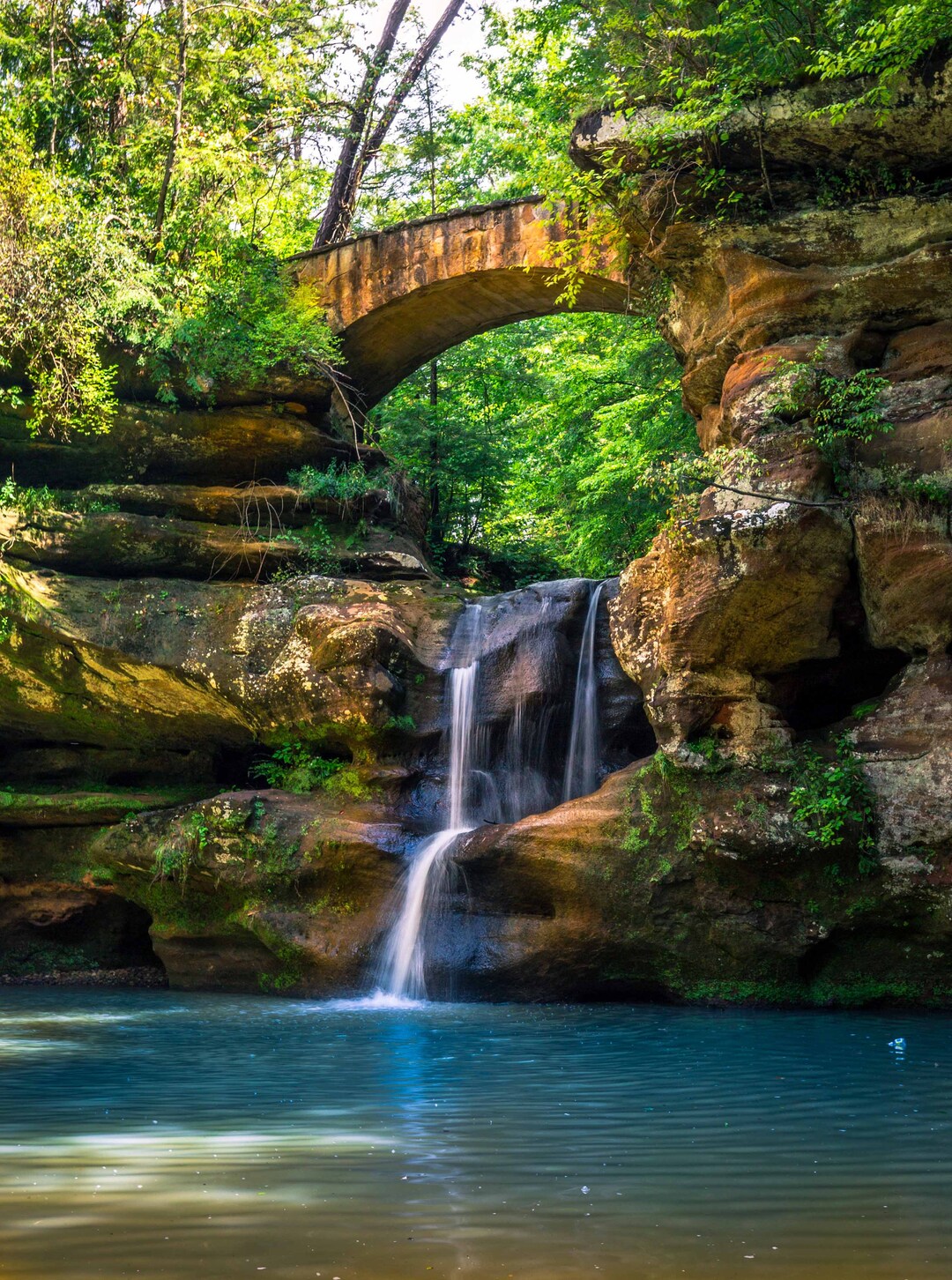 Hocking Hills Ohio Waterfall Landscape Photograph Print by Photographer ...