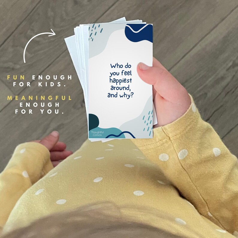 Kids Conversation Cards Printable, Family Conversation Starters, Kids ...