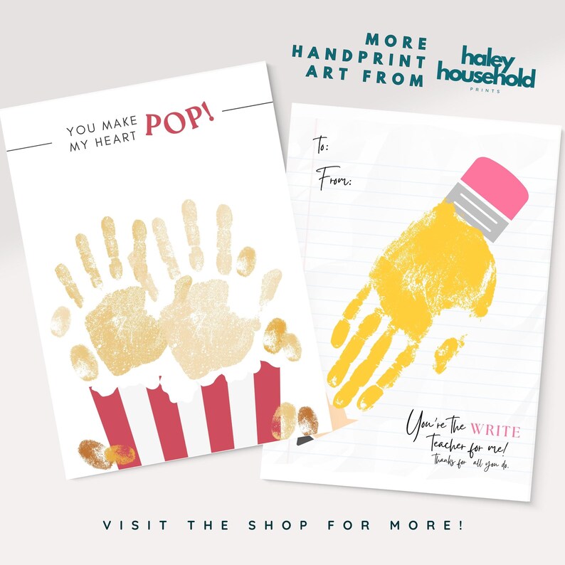 Teacher Appreciation Handprint Art Craft, Teacher Gift From Class ...