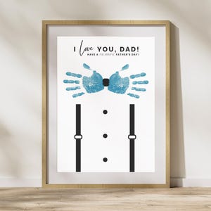 Handprint Fathers Day Tie, Fathers Day Handprint Craft, Kids Handprint ...