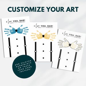 Handprint Fathers Day Tie, Fathers Day Handprint Craft, Kids Handprint ...