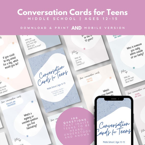 Conversation Starters For Teens
