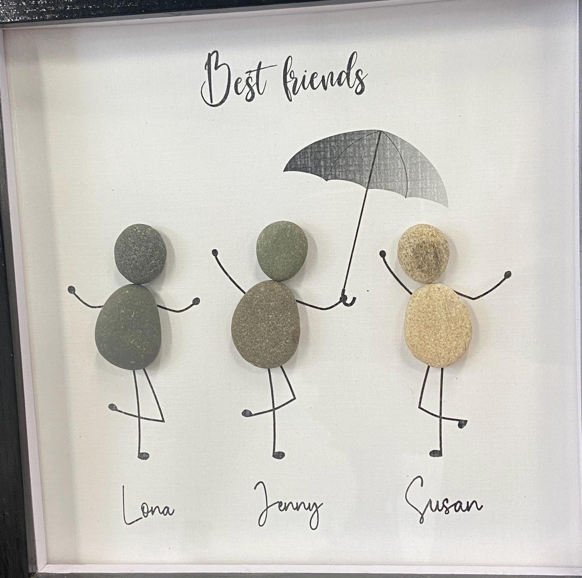 Best Friend - Art Painting, Handmade Painting Made of Pebbles, Memories ...