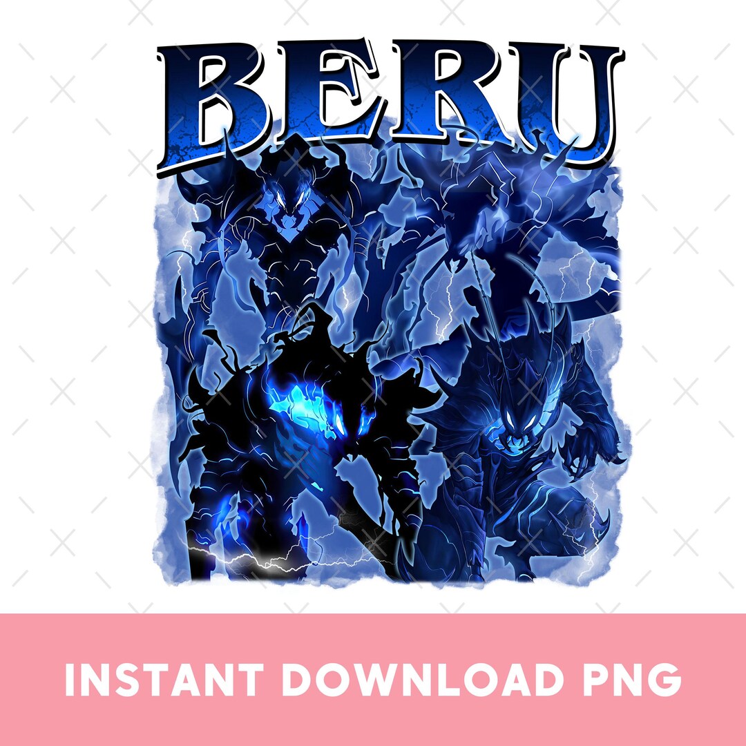 Beru Solo Leveling PNG – Anime T-shirt Design – Otaku Gift for Him ...