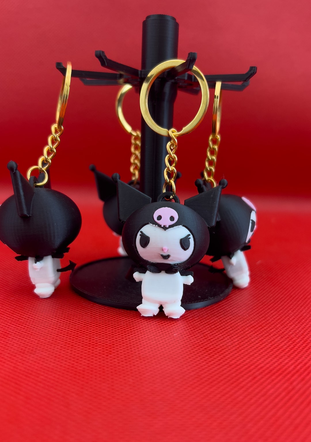 Kuromi Keyring Cute and Mischievous Charm for Your Keys - Etsy