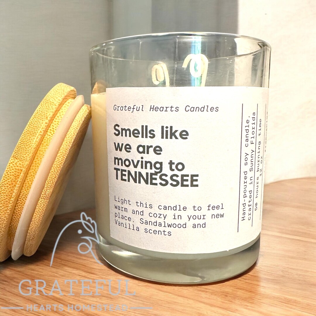 Smells Like Candle, Smells Like We Are Moving Candle, Moving ...