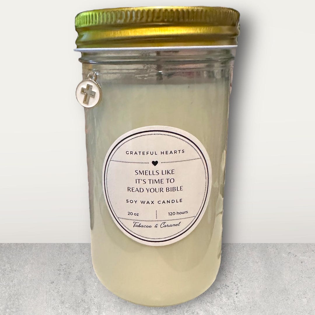 Smells Like It's Time to Read Your Bible, Bible Study Candle, Soy ...