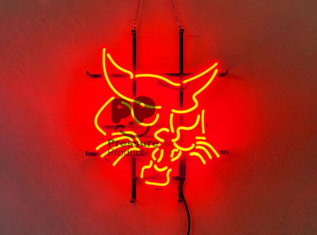 Multi-color Cat Sign Bobcat Real Glass Neon Light Sign Lamp Wall Decor ...