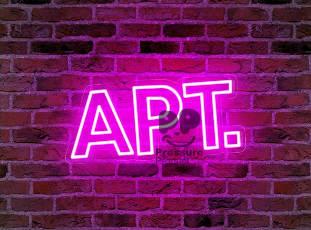 Pink Sign APT. LED Neon Sign Light Custom Song Neon Sign Gift for Her ...