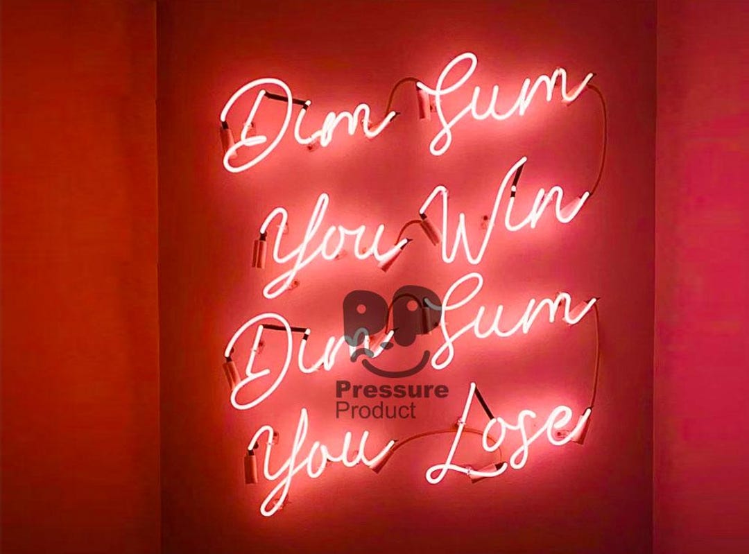 Dim Sum You Win Dim Sum You Letter Sign Home Bar Decor Wall Art Wall ...